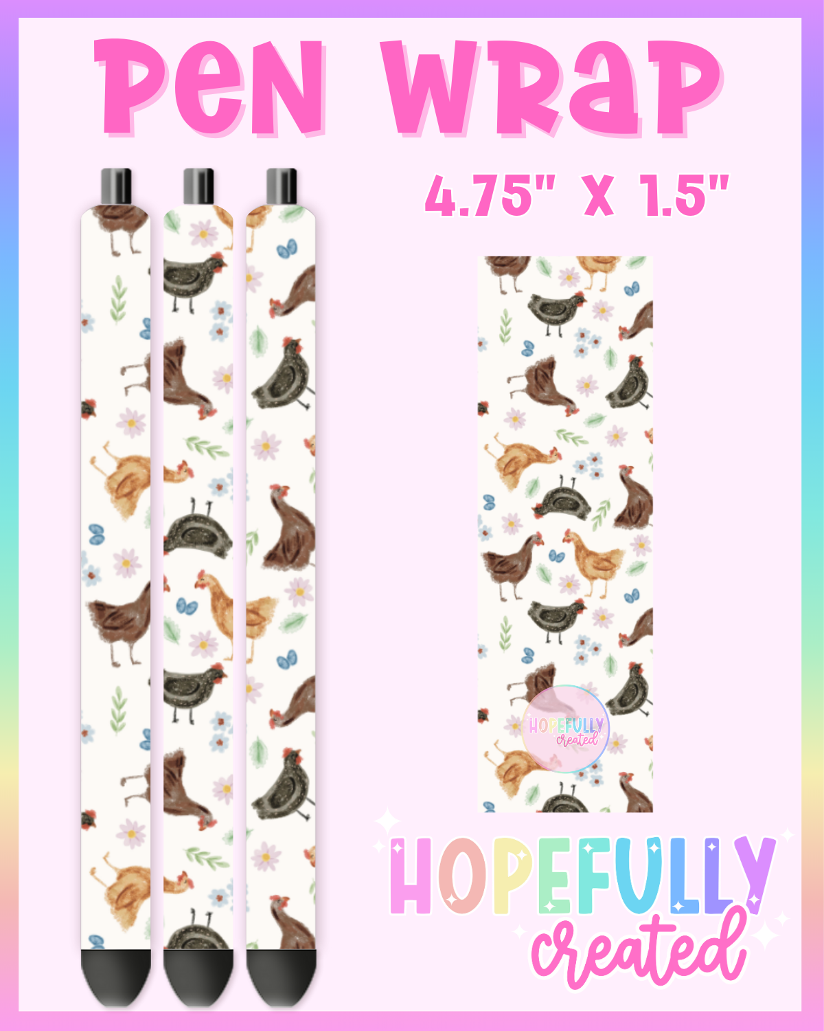 Chickens Vinyl Collection - 3599 – Sassy Cow Co